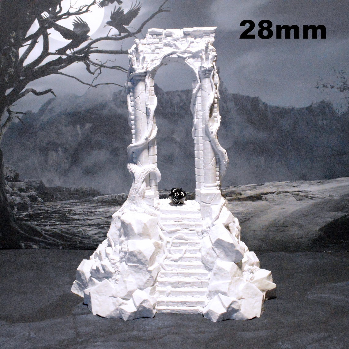 Shadow Gate 15mm 28mm for D&D Terrain Dnd Terrain Ravenloft | Etsy