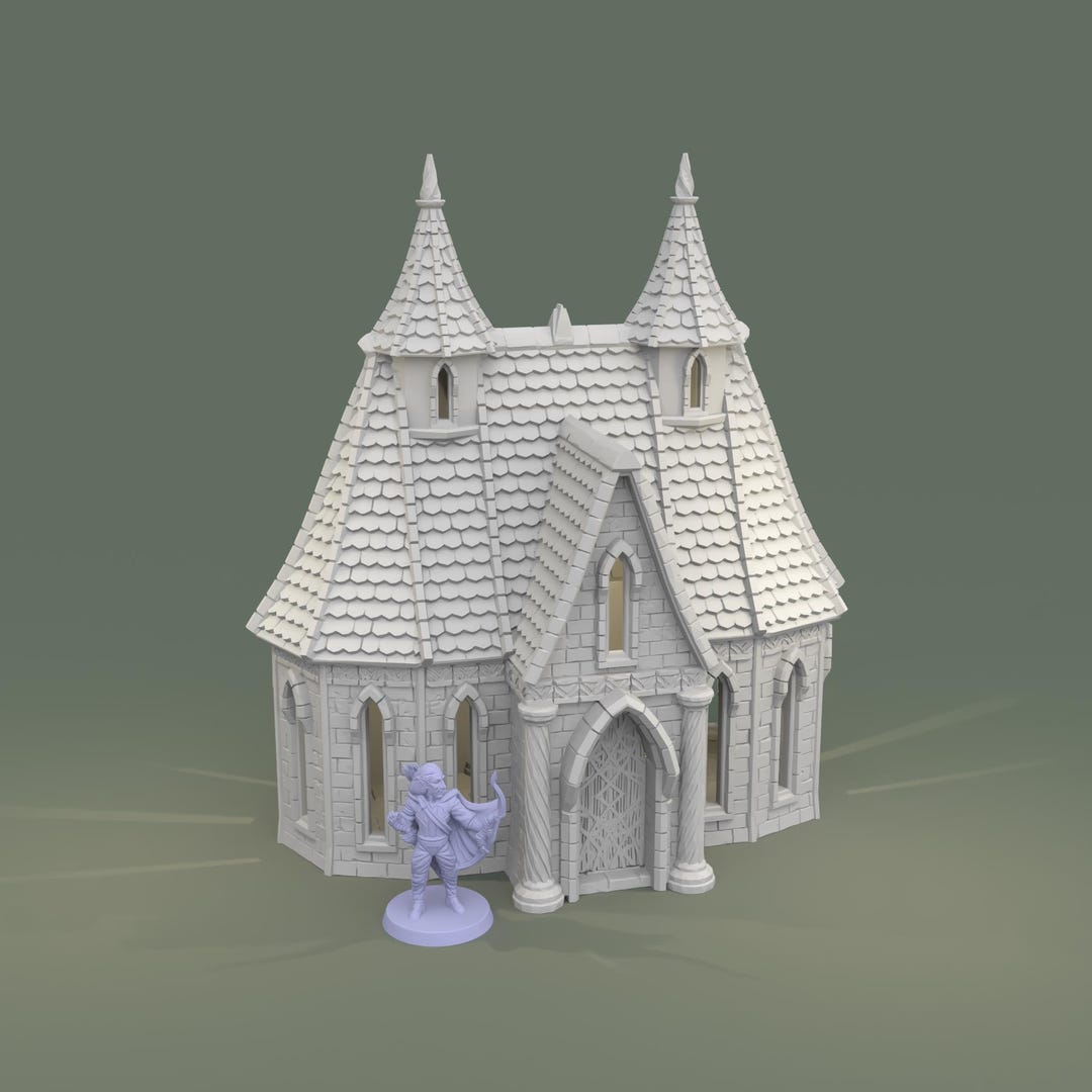 High Elf House for D&D, Pathfinder, TTRPG 15mm-32mm - Etsy
