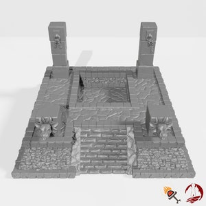 Tribal Jungle Pool 15mm 28mm for D&D Terrain, Dnd Pathfinder Spawning ...