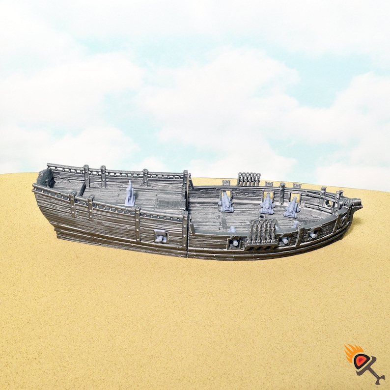 Miniature Sloop 28mm for D&D Ships Dnd Pathfinder Pirate - Etsy