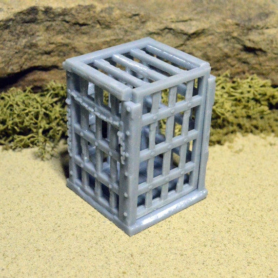 Miniature Iron Cage 28mm 32mm 42mm 50mm for D&D Terrain Dnd - Etsy