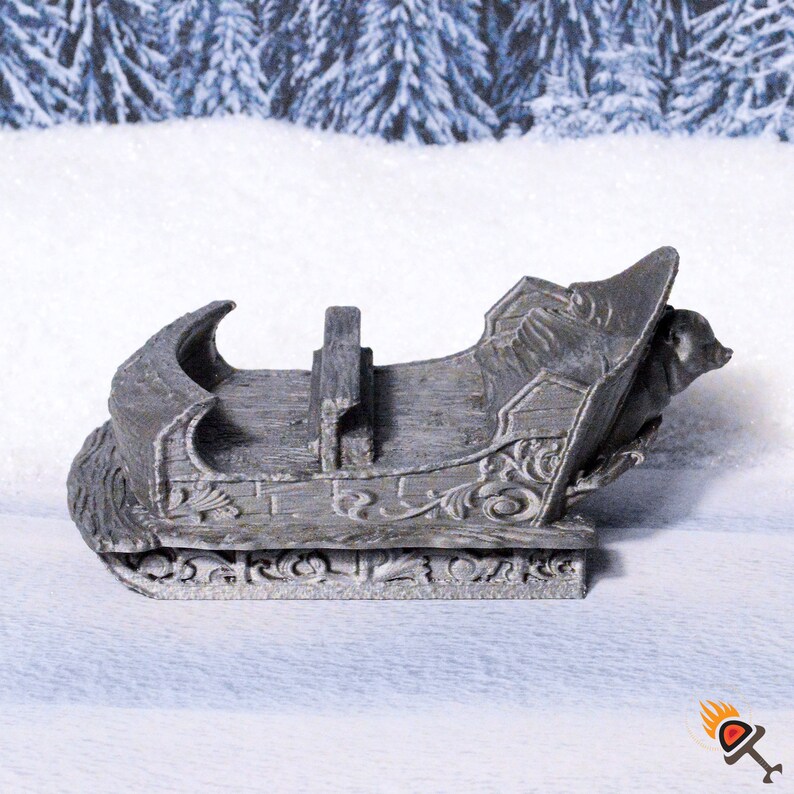 Large Sleigh 15mm 28mm 32mm for D&D Icewind Dale Terrain Dnd - Etsy