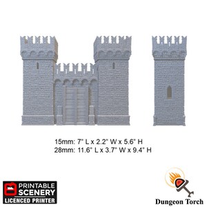 Port Winterdale Gatehouse 15mm 28mm for D&D Terrain, Dnd Pathfinder ...