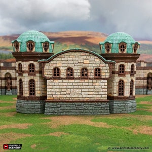 Halfling City Guildhall for Dnd Terrain 15mm 28mm 32mm, Guild Hall for ...