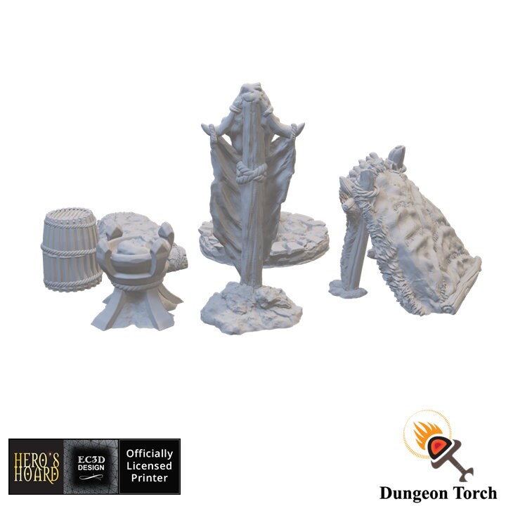 Ice Tribe Camp 15mm 28mm 32mm for D&D Icewind Dale Terrain - Etsy