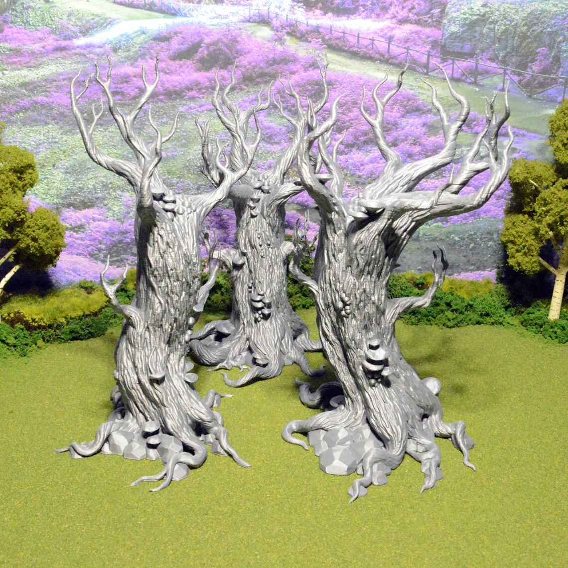 Gloomwood Trees 15mm 28mm for D&D Terrain Dnd Pathfinder | Etsy