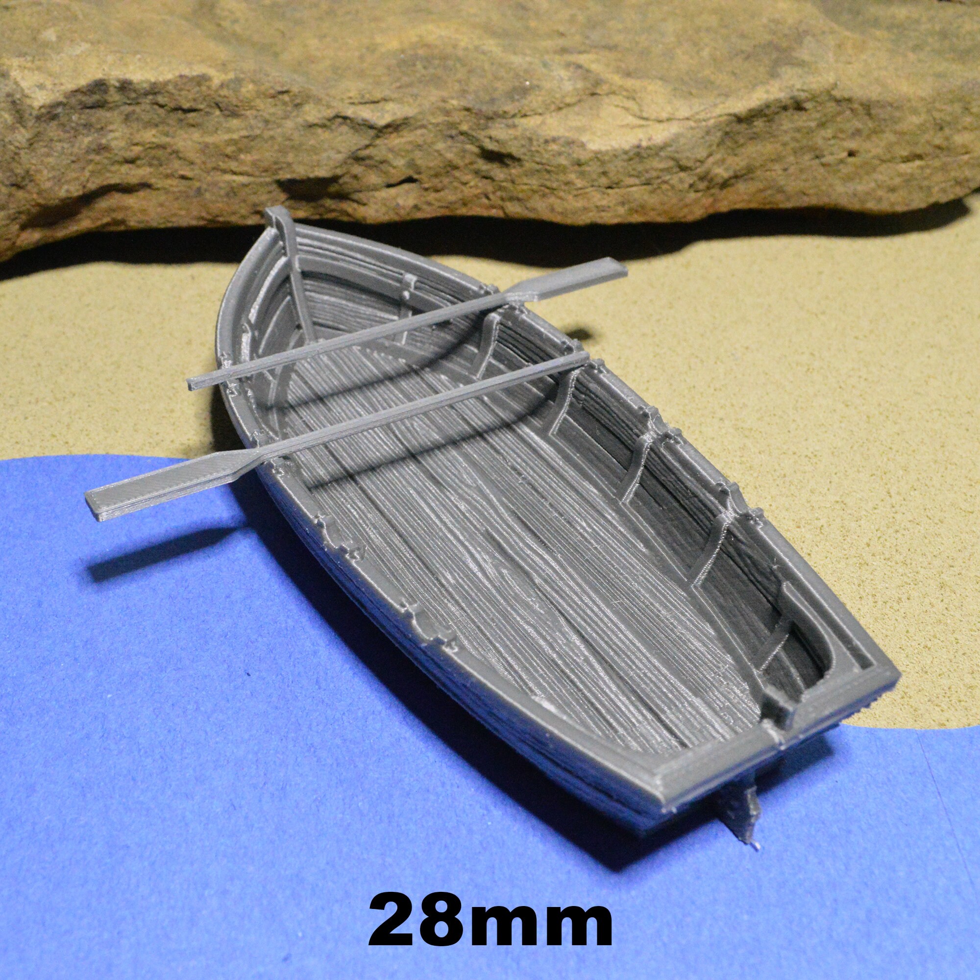 Miniature Row Boat 15mm 28mm 32mm for D&D Terrain Dnd - Etsy Ireland