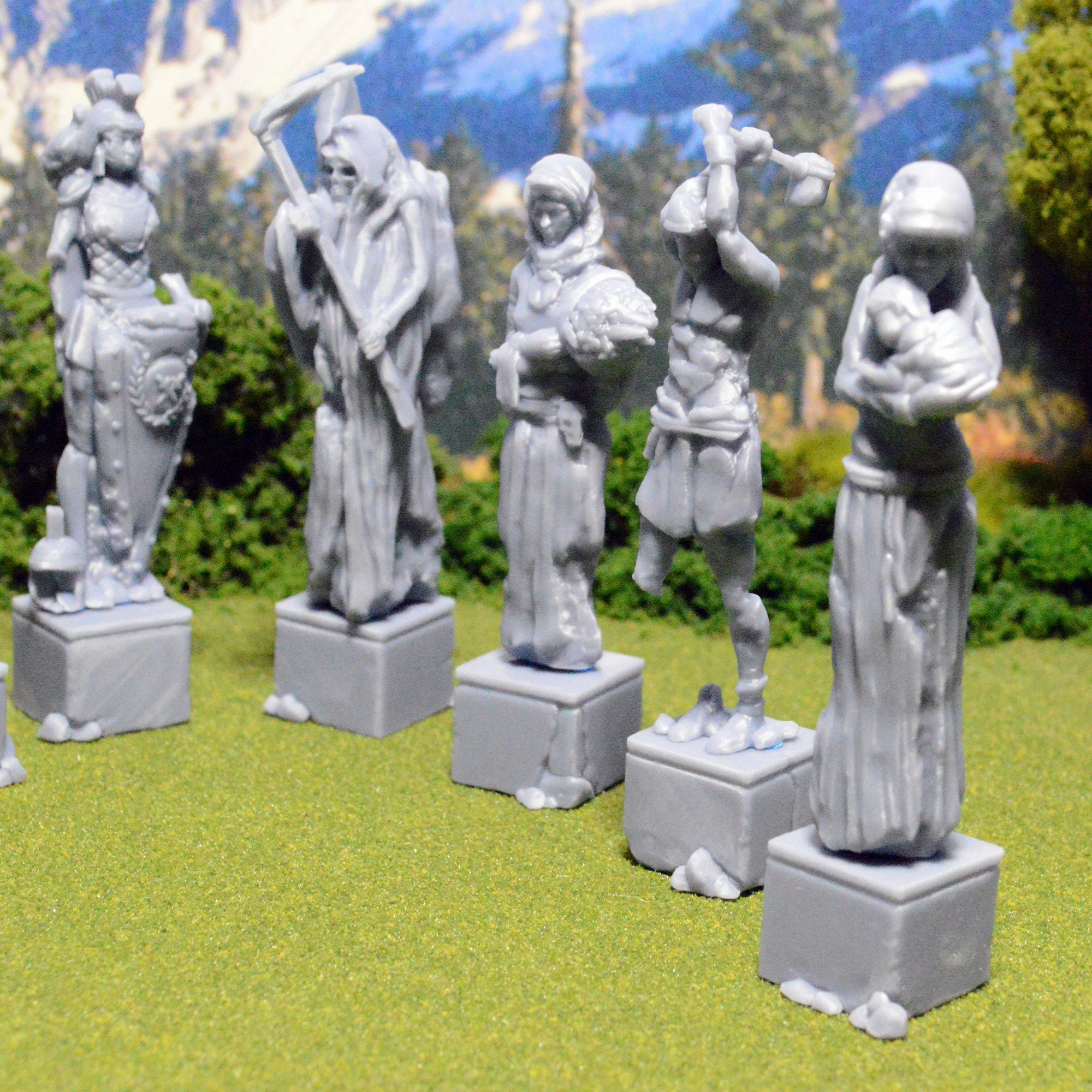 Guardian Statues 28mm 32mm for D&D Terrain Dnd Pathfinder - Etsy UK