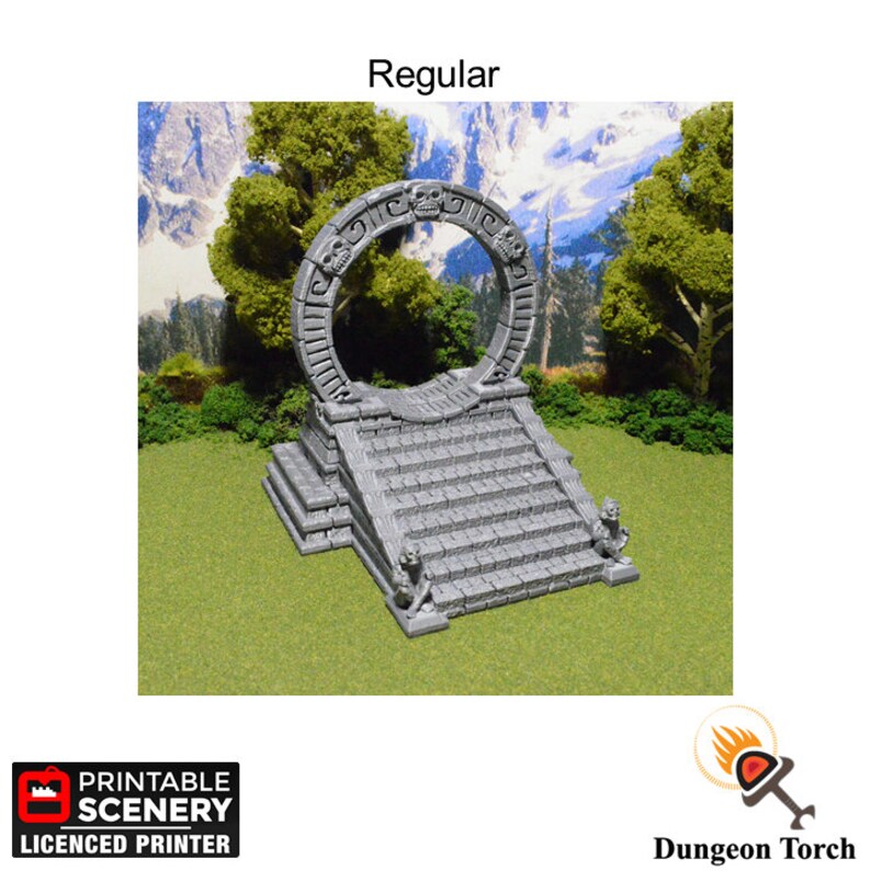 Cosmic Gate 15mm 28mm 32mm for D&D Terrain Dnd Pathfinder | Etsy