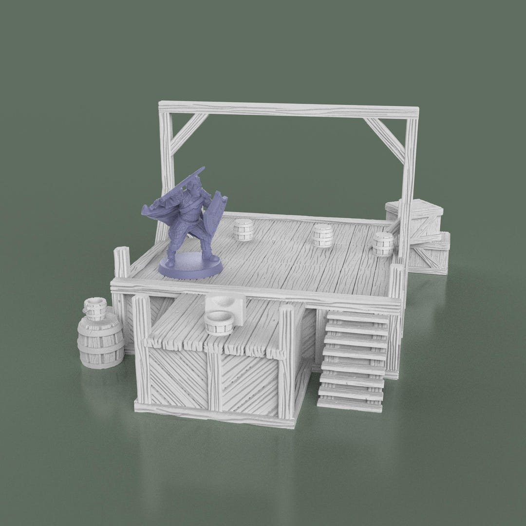 3D Printed Gallows for Dnd, Pathfinder, TTRPG 15mm-56mm - Etsy