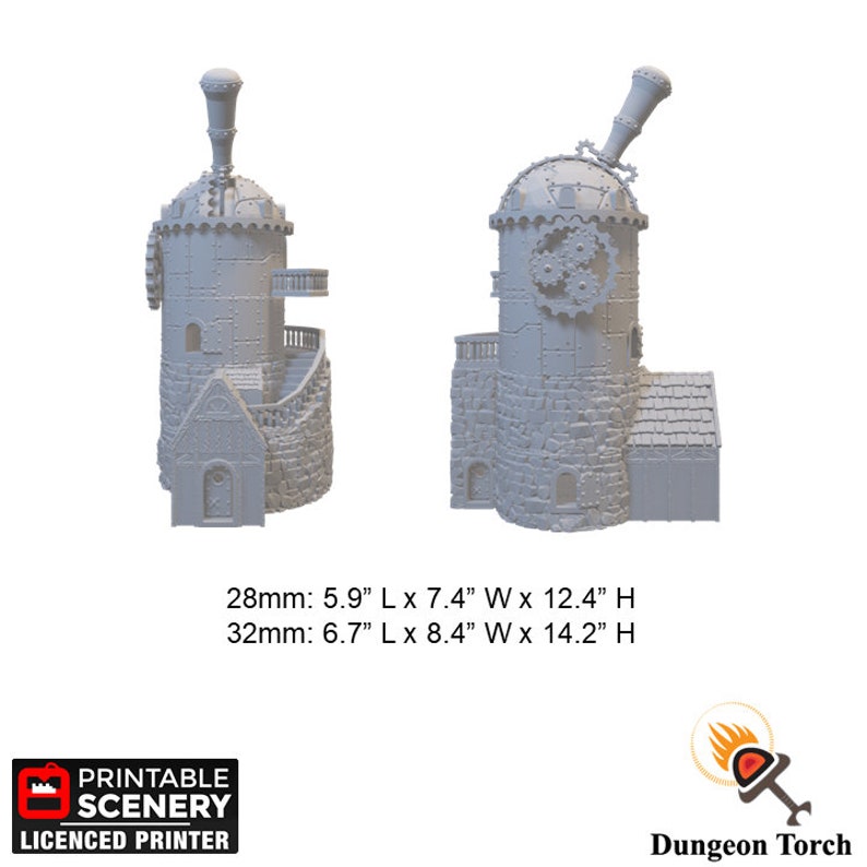 Observatory 28mm 32mm for D&D Terrain DnD Pathfinder Tower | Etsy