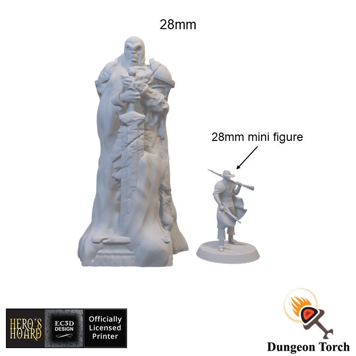 Frozen Statues 15mm 28mm 42mm for D&D Icewind Dale Terrain | Etsy