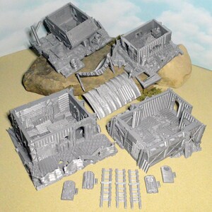 Slum Stacks 20mm 28mm 32mm for Gaslands Terrain, Fallout Post ...