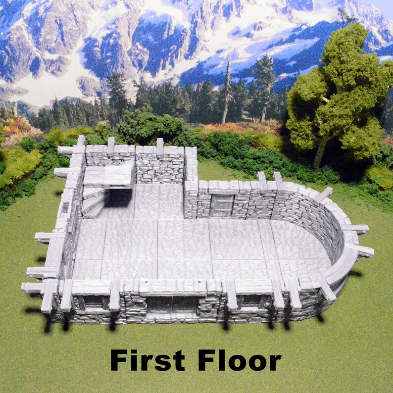 D&D Tavern 28mm Modular Openlock Building Dnd Pathfinder Bar - Etsy