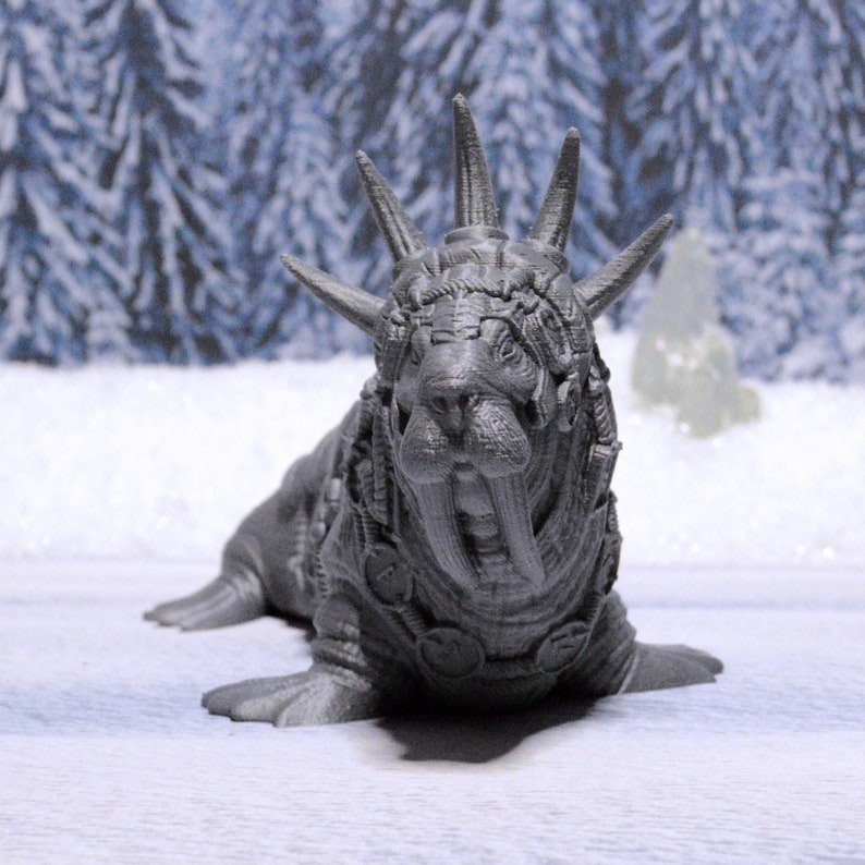 Giant Armored Walrus 15mm 28mm 42mm for D&D Terrain DnD | Etsy