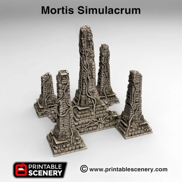 Mortis Simulacrum 15mm 28mm for D&D Terrain Warhammer 40k | Etsy
