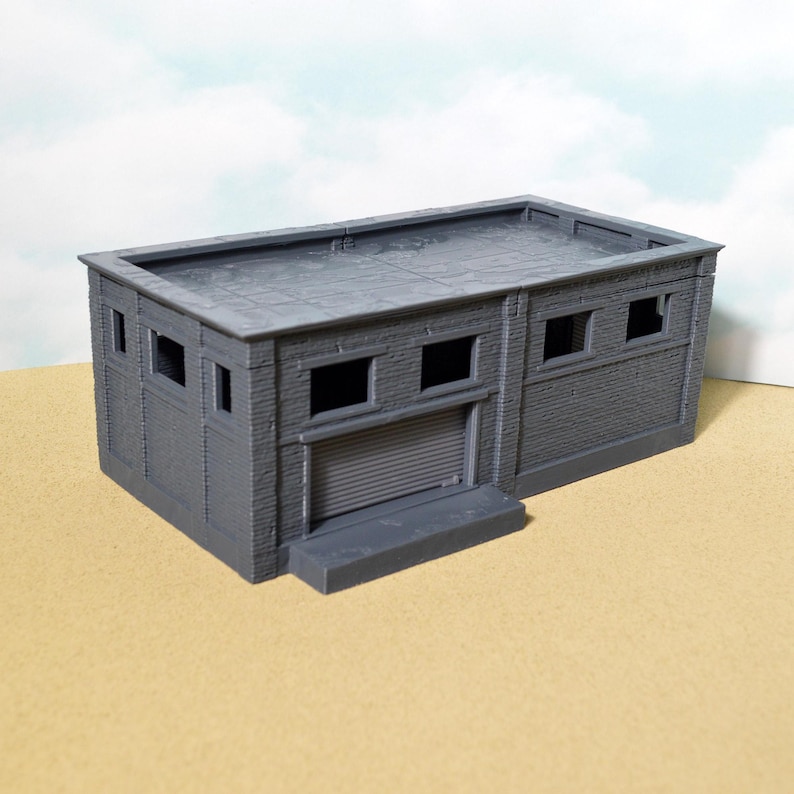 Miniature Brick Warehouse 15mm-32mm, Post Apocalyptic City Ruins for ...