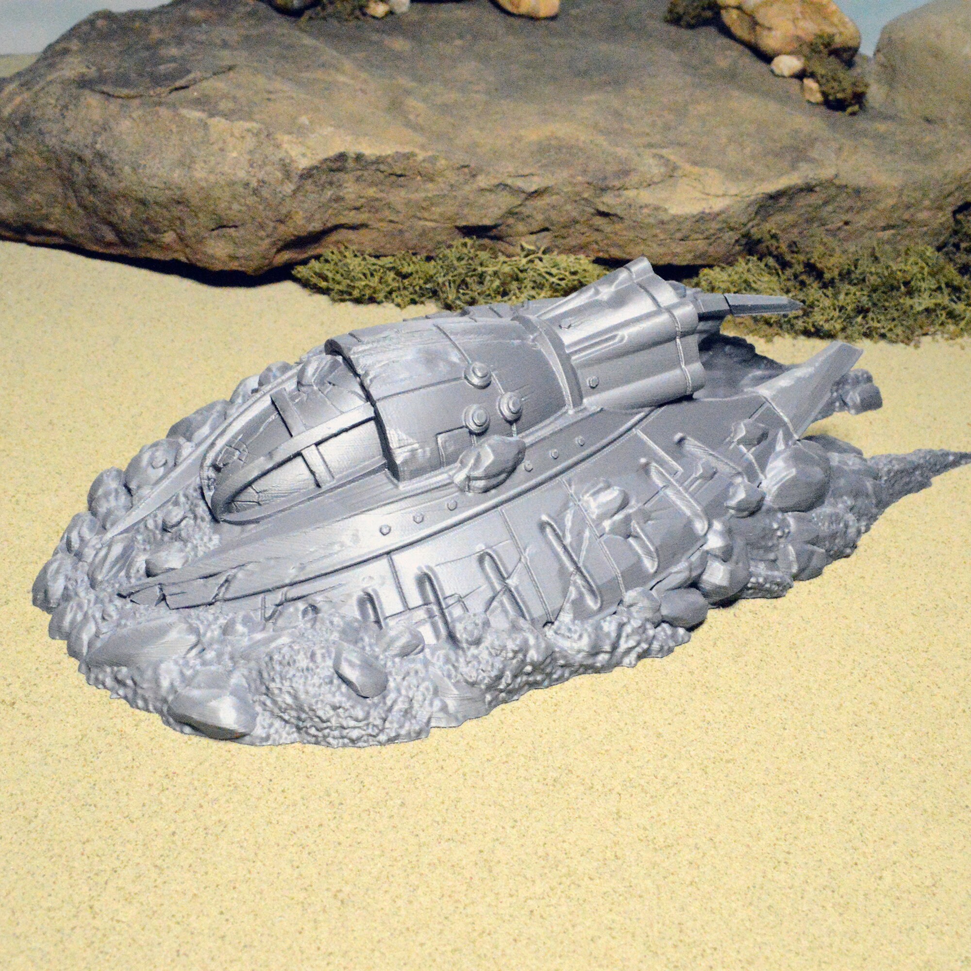 Alien Spaceship Crash