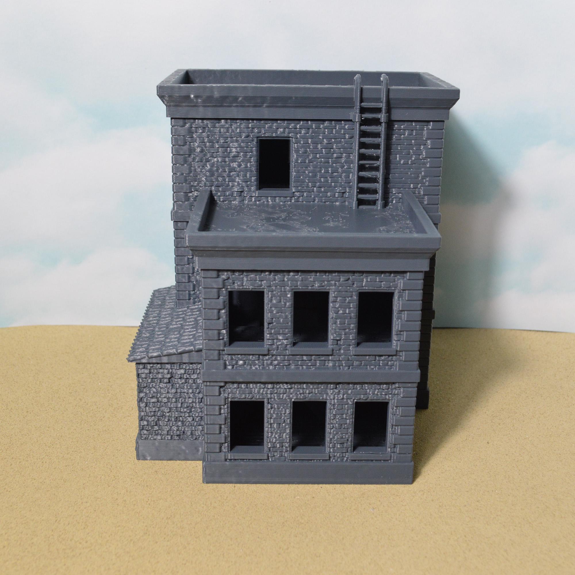 Miniature Modern City Building, Post Apocalyptic City Ruins for Urban ...