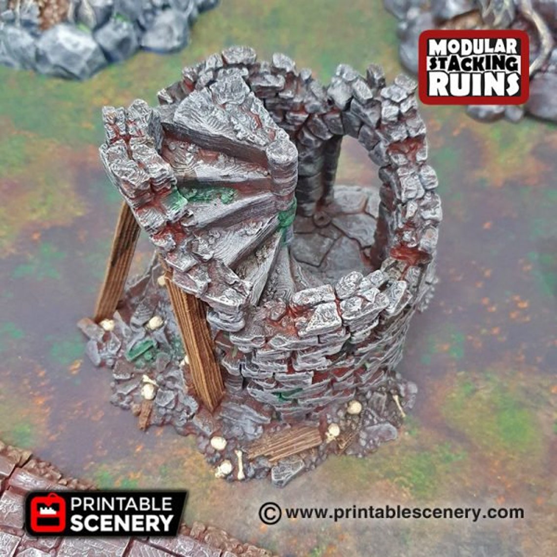 Hermit's Tower 15mm 28mm 32mm for D&D Terrain Dnd - Etsy