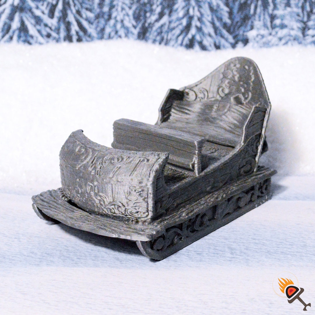 Large Sleigh 15mm 28mm 32mm for D&D Icewind Dale Terrain, Dnd ...