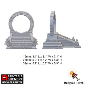 Cosmic Gate 15mm 28mm 32mm for D&D Terrain, Dnd Pathfinder Warhammer ...