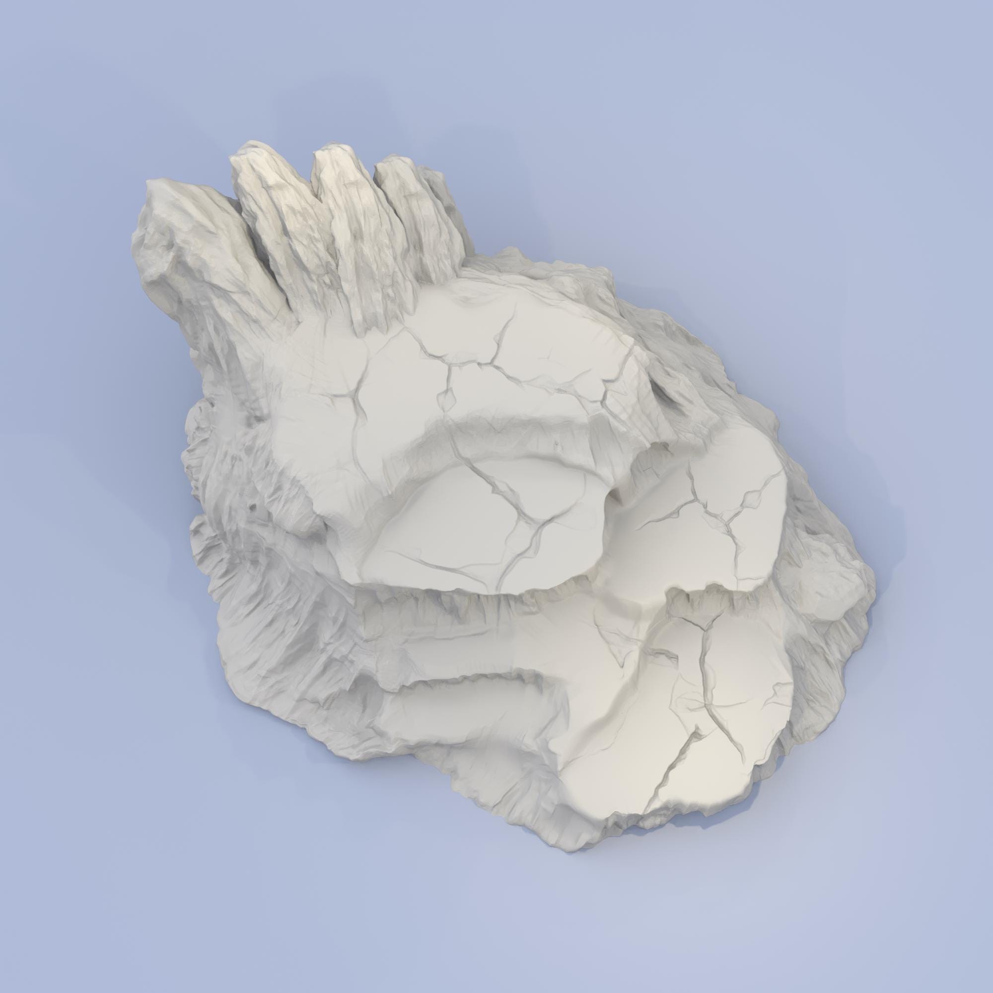Ice Hill for D&D Icewind Dale Terrain, Pathfinder, Wargames 15mm-42mm ...