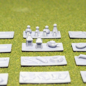 Market Stalls 28mm for D&D Terrain, Dnd Pathfinder Miniature Vendor ...