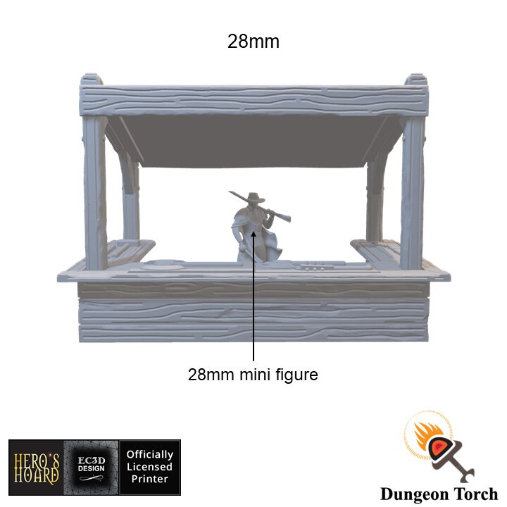 Market Stalls 28mm for D&D Terrain Dnd Terrain Pathfinder - Etsy