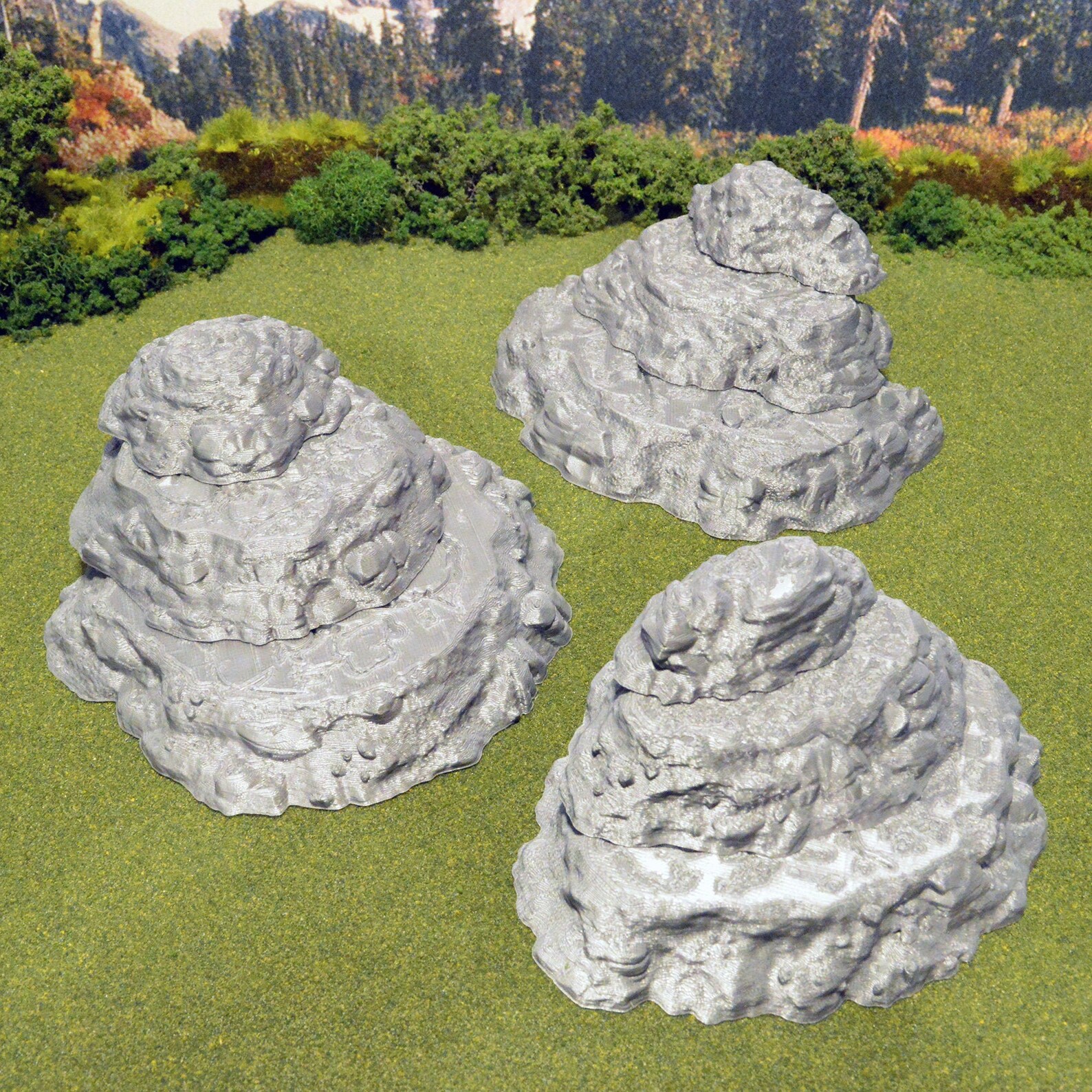 Modular Hills 15mm 28mm for Warhammer 40k Terrain D&D Dnd - Etsy