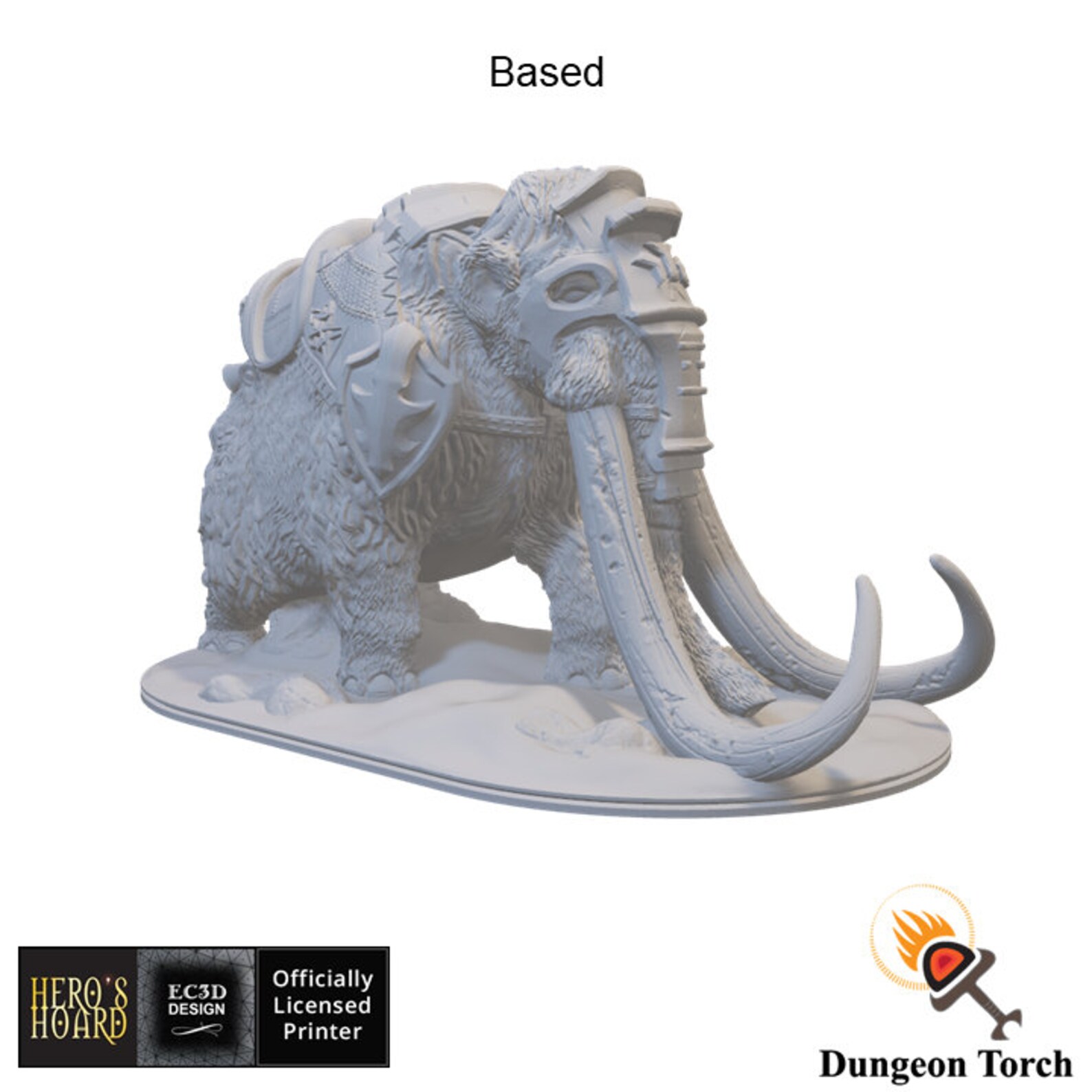Armored Wooly Mammoth 15mm 28mm 32mm 56mm for D&D Icewind Dale - Etsy