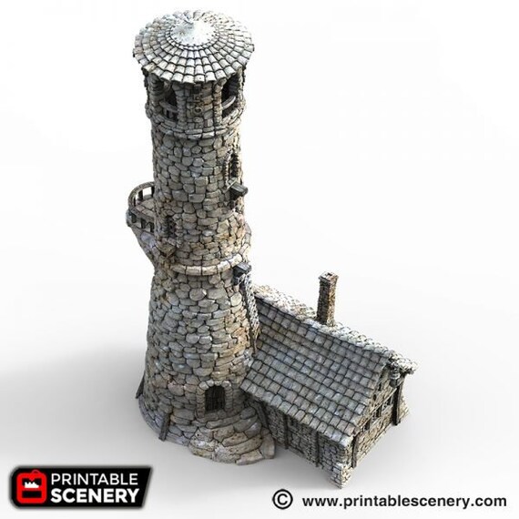 Miniature Lighthouse 28mm for D&D Terrain Dnd Pathfinder | Etsy