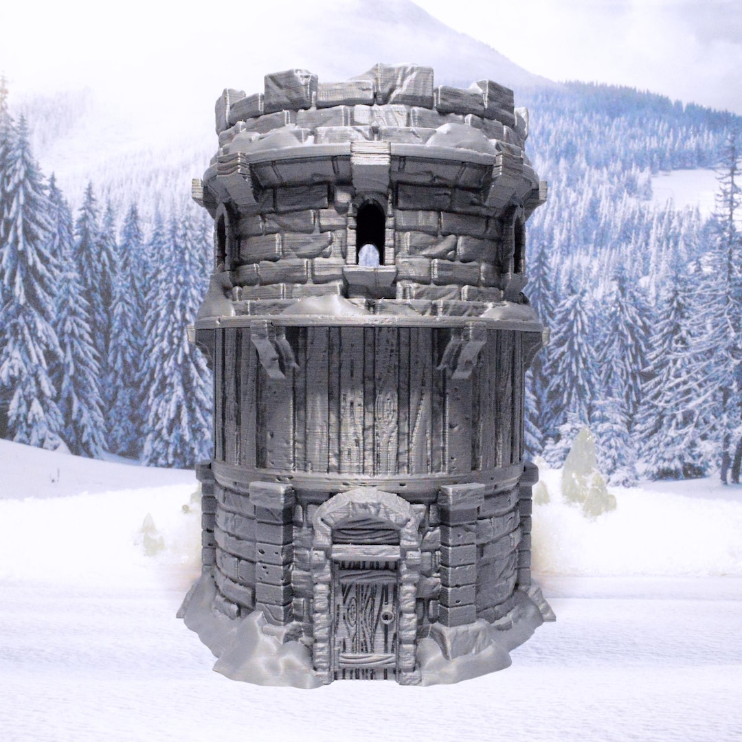 Frozen Watchtower for D&D, Pathfinder, Frostgrave 15mm-42mm - Etsy