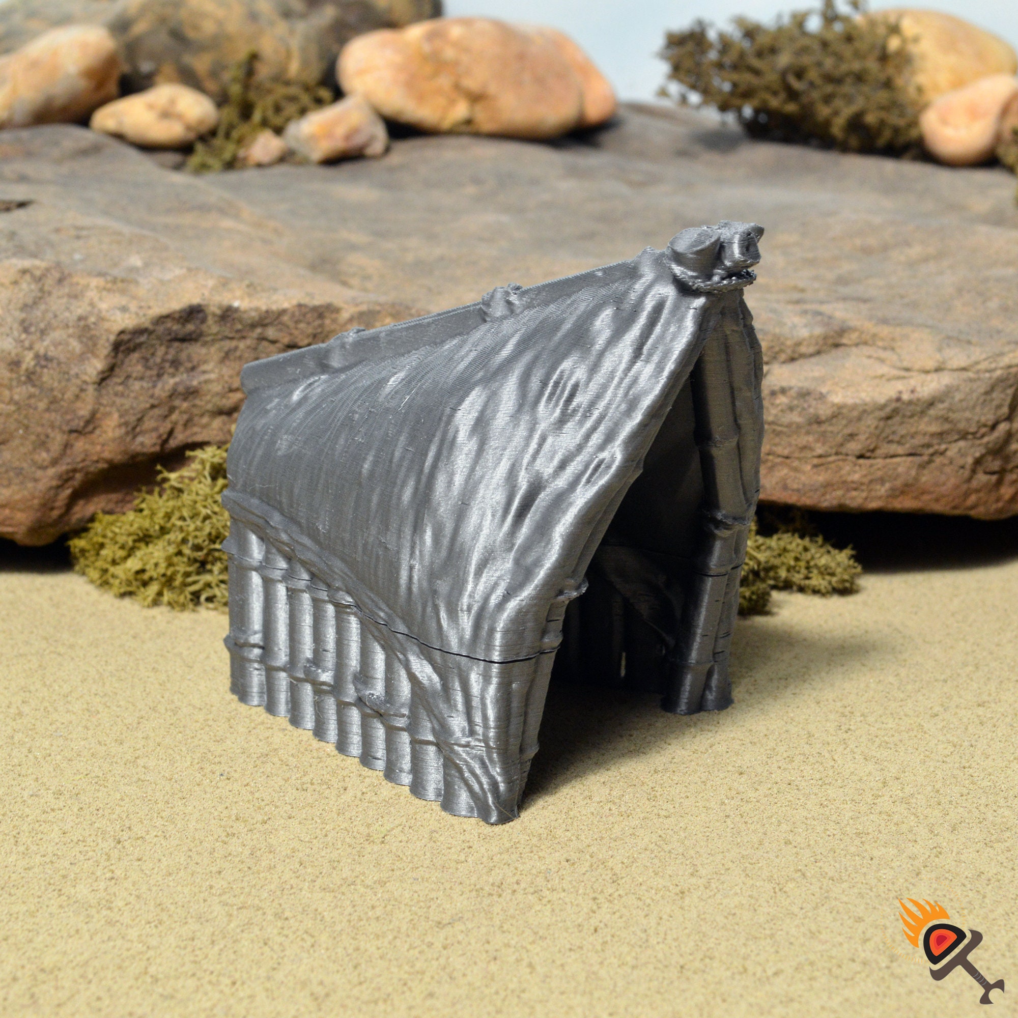 Bamboo Pavilion 15mm 28mm 32mm for D&D Terrain Dnd Pathfinder - Etsy