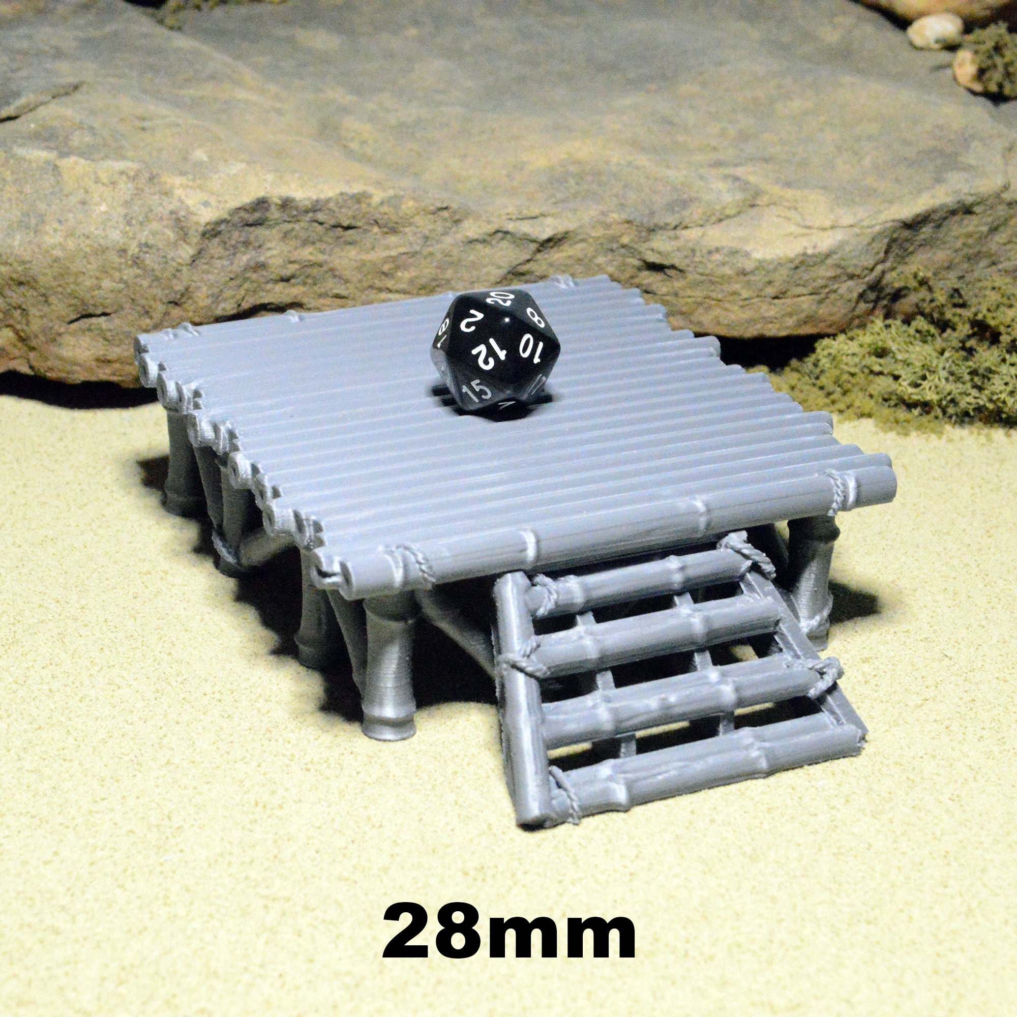 Bamboo Platform 15mm 28mm 32mm for D&D Terrain Dnd Pathfinder | Etsy