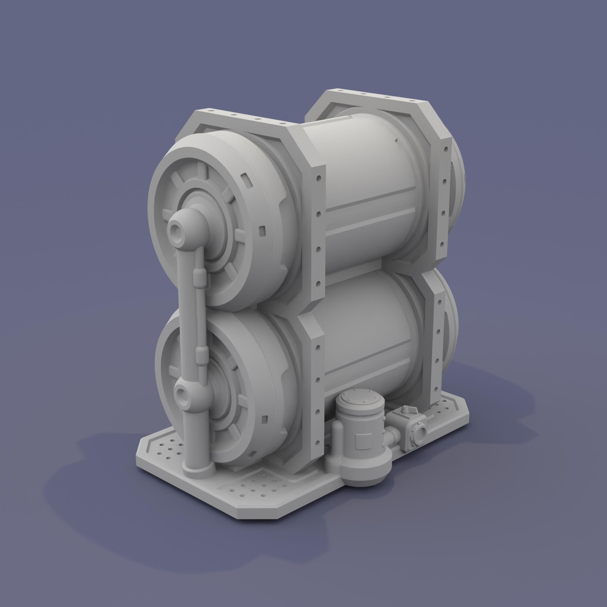 Sci-fi Stacked Fuel Tanks: 3D Printed Wargaming Terrain 15mm-56mm - Etsy