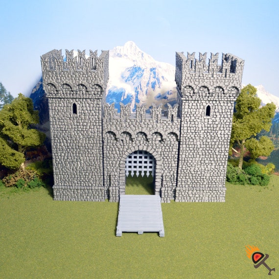 Port Winterdale Gatehouse 15mm 28mm for D&D Terrain Dnd | Etsy