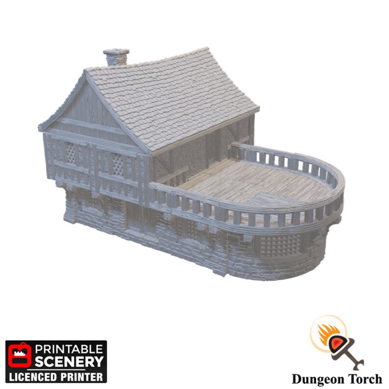 D&D Tavern 28mm Modular Openlock Building Dnd Pathfinder Bar | Etsy