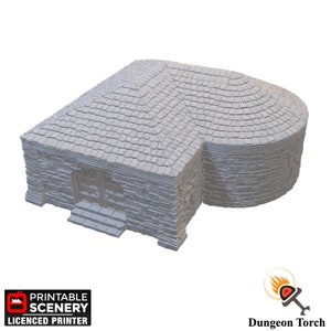 Library Bookshop 28mm for D&D Terrain, Dnd Pathfinder Bookcases Scribe ...