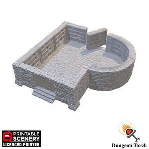 Library Bookshop 28mm for D&D Terrain, Dnd Pathfinder Bookcases Scribe ...