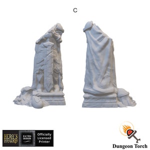 Frozen Statues 15mm 28mm 42mm for D&D Icewind Dale Terrain | Etsy