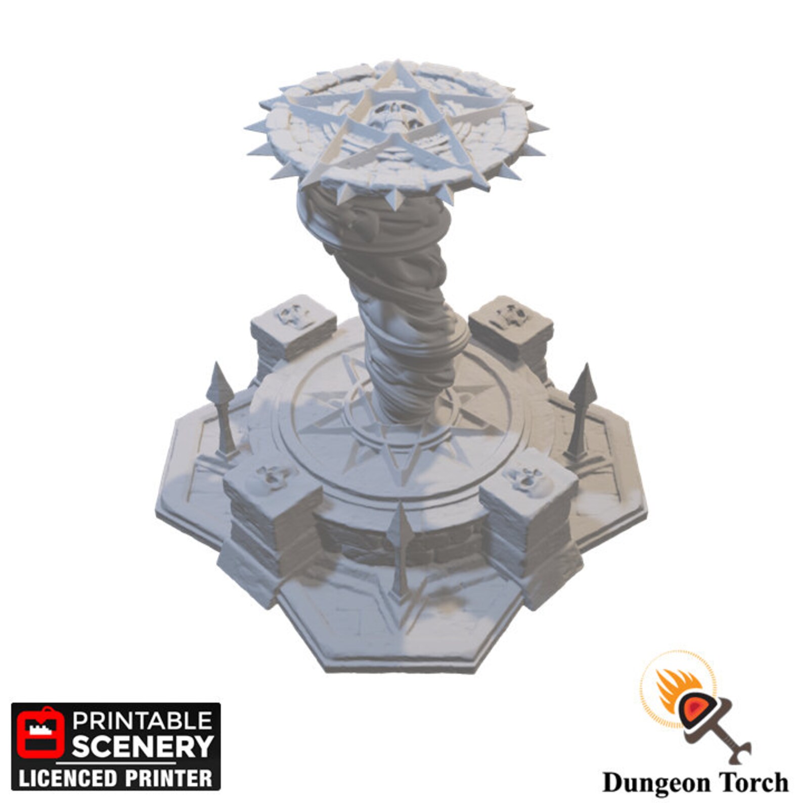 Screaming Balefire Disk 28mm for D&D Terrain Dnd Pathfinder - Etsy