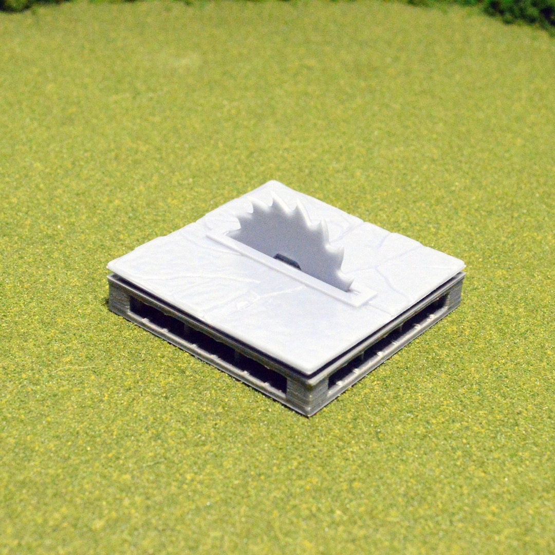 Saw Blade Floor Trap 28mm for D&D Terrain, Modular Openlock Building ...