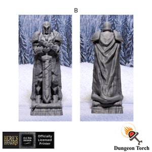 Frozen Statues 15mm 28mm 42mm for D&D Icewind Dale Terrain, Dnd ...