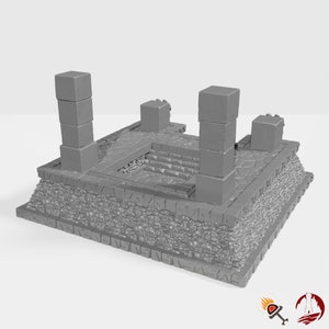 Tribal Jungle Pool 15mm 28mm for D&D Terrain, Dnd Pathfinder Spawning ...