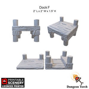 Modular Docks 28mm for D&D Terrain, Build Your Own Dock for Dnd ...