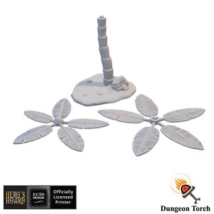 Miniature Palm Trees 15mm 28mm 32mm for D&D Terrain, Dnd Pathfinder ...