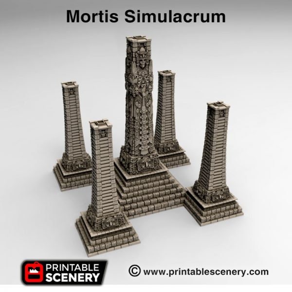 Mortis Simulacrum 15mm 28mm for D&D Terrain Warhammer 40k | Etsy