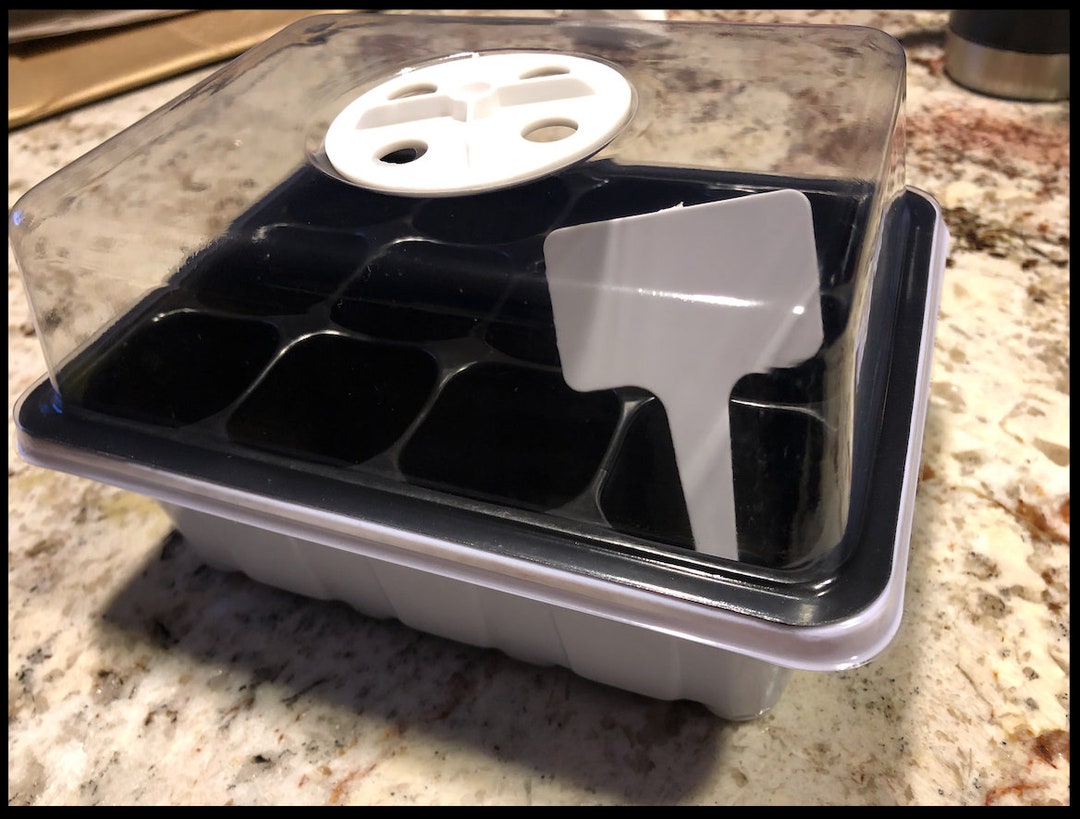 Seedling Tray Starter Kit With Humidity Control and Label (green Base ...