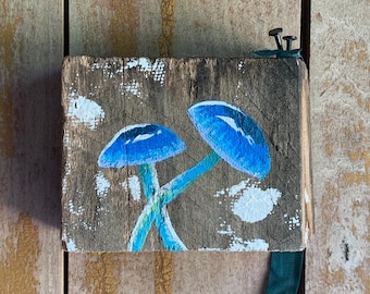 Mushroom Wall Art Painting Original Mushroom Painting - Etsy